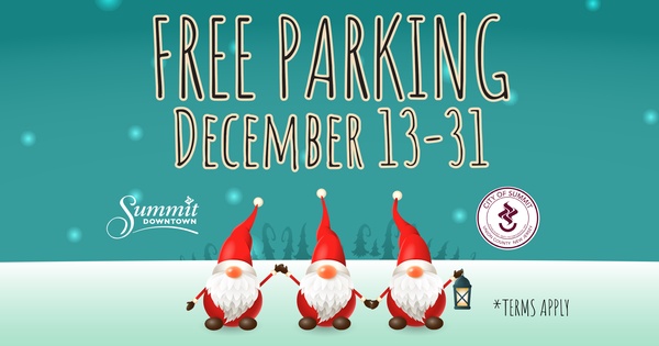 Free Holiday Parking | Events | Summit Downtown - A Guide to Summit ...